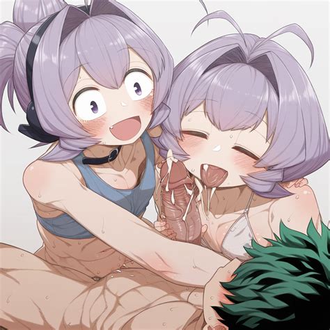 Rule 34 1boy 1girls Ai Generated Androgynous Boku No Hero Academia Clones Cum Cum In Mouth Cum