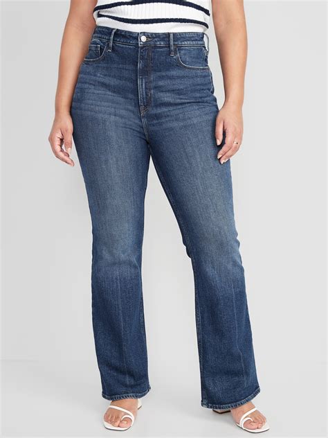 Extra High Waisted Flare Jeans Old Navy