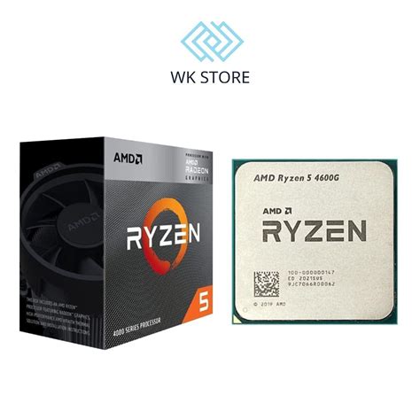 Cpu Amd Ryzen 5 4600g Up To 42ghz 6 Cores12 Threads Box Chính Hãn