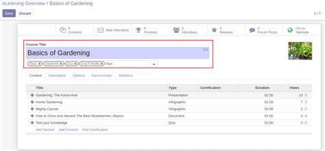 E Learning Module In Odoo Candidroot Solutions