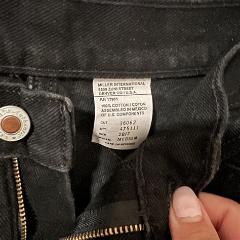 Vintage Rockies Black Denim Jeans Labeled Size Depop