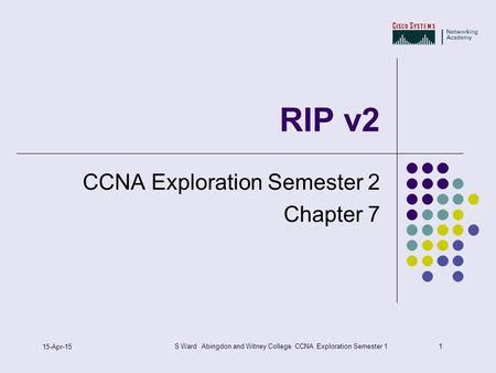 VLSM And CIDR CSE 421 CCNA Exploration 2 Chapter 6 Ppt Video Online