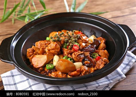 榄豉椒香鸡高清图片下载 红动中国