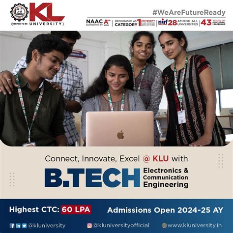 Kl University On Linkedin Kluniversity Klu Admissionsareopen2024 Admissions202425