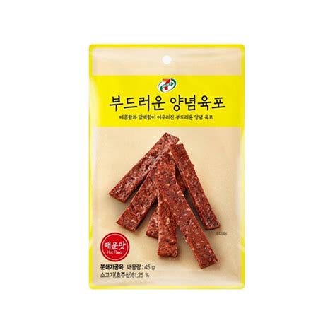 Pb매운맛양념육포45g 배민 장보기∙쇼핑
