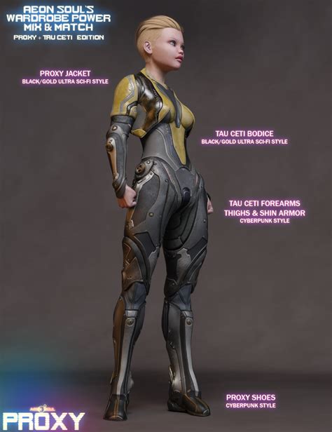 Proxy Xps Tau Ceti Futuristic Styles For Proxy Daz 3d