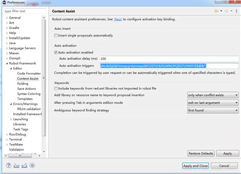 Robotframeworkeclipsered环境搭建eclipse项目创建robot Csdn博客
