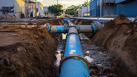 Network Water Distribution Stock Illustration Illustration Of Mains