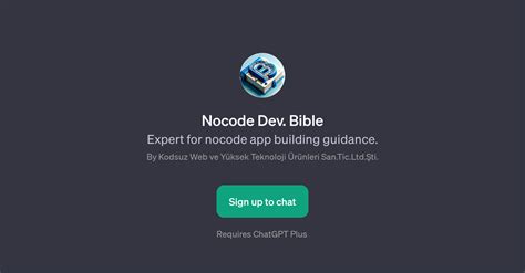 Nocode Dev Bible No Code Guidance Taaft