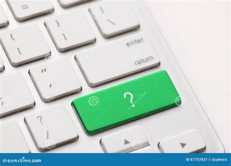 Enter Button Enlarged View Keyboard Stock Photography CartoonDealer
