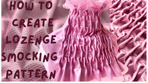 How To Create Lozenge Smocking Fabric Manipulation Canadian