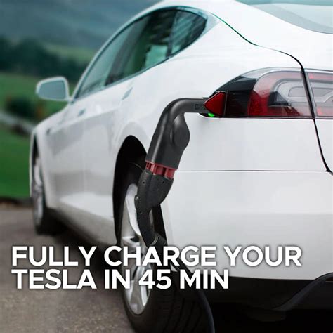 Tesla Ccs Adapter 200a And 100 800v Dc Now Access Fastest Ccs