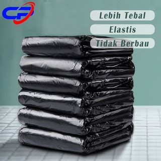 Jual Kantong Plastik Sampah LDPE GLOSSY Ukuran 60X100CM Trash Bag Hitam