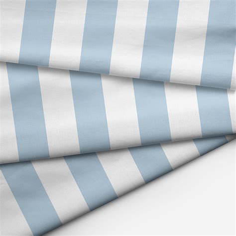 Summer Blue Stripe Fabric