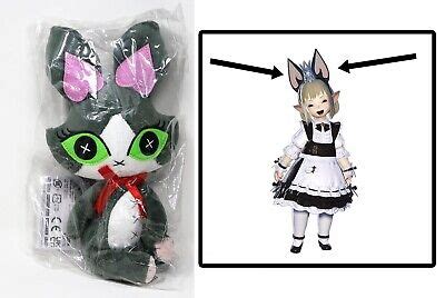 Final Fantasy Xiv Cait Sith Doll Plush Plushie Figure Ears Item Code