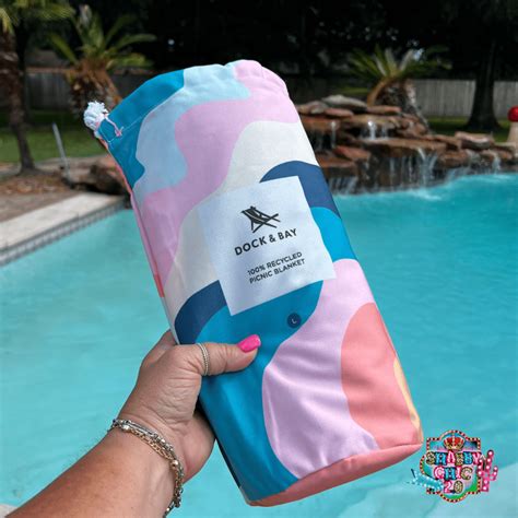 Dock And Bay Large Picnic Blanket Shabby Chic Boutique And Tanning