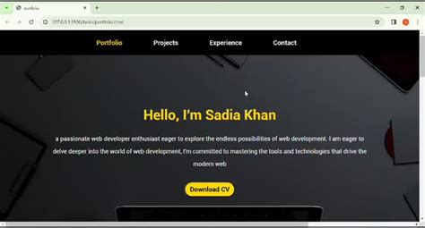 Video Sadia Khan On Linkedin Portfolio Cipherbyte Cipherbytetech