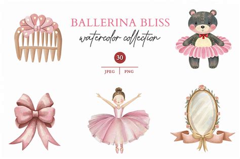 Ballerina Bliss By Artsy Fartsy Thehungryjpeg