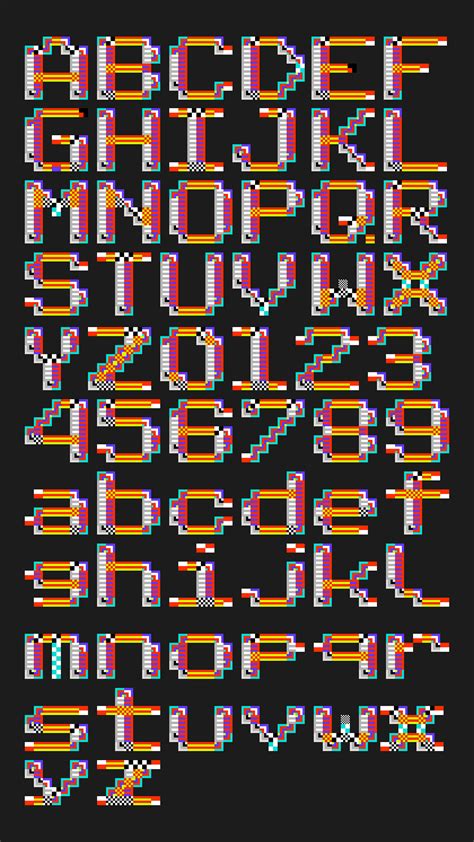 Modular Typography With Processing On Behance