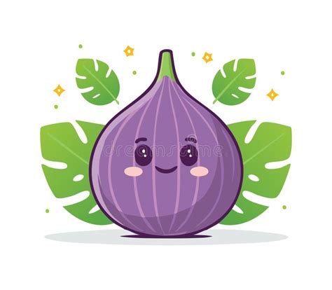 A Cute Fig Fruit Illustration Stock Vector Illustration Of Design Seamless 357854599