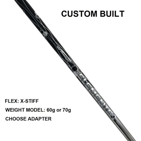 Ust Mamiya Elements Chrome Driver Or Fairway Wood Shaft Custom Built Pro Golf Products Ltd