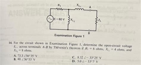 Solved For The Circuit Shown In Examination Figure Chegg