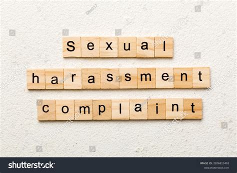 Sexual Harassment Complaint Word Written On Stock Photo 2206813493 Shutterstock