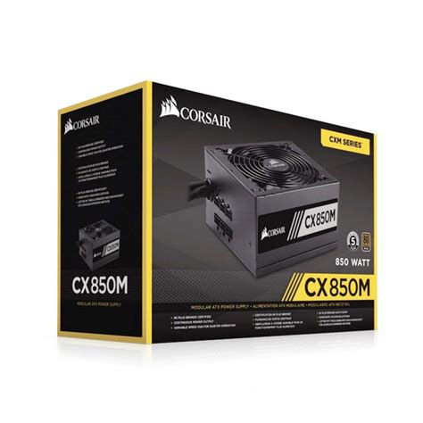 Buy Corsair CX Series CX850M — 850 Watt 80 Plus Bronze Certified ...
