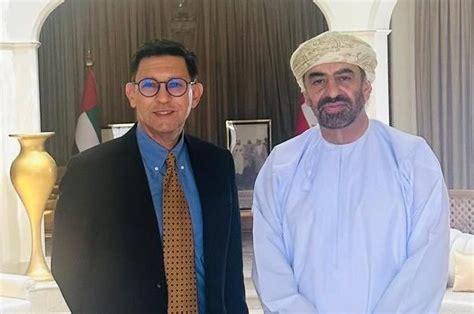 Uae Ambassador Meets Canadian Ambassador Om