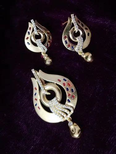 American Daimond Pendal Sets Size 010 At Rs 420 Piece In Surat Id