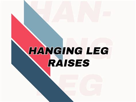 Cómo Hacer El Ejercicio 【 Hanging Leg Raises