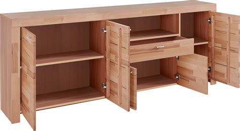 Obszerny Kredens Z Frontem Z Drewna Bukowego 205 Cm Moders