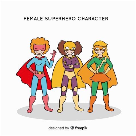 Superheldinnen Bilder Kostenloser Download Auf Freepik