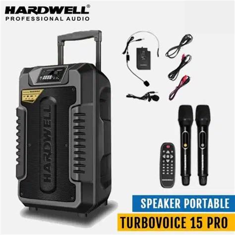 Speaker Aktif Portable Meeting HARDWELL TURBOVOICE 15 Inchi PRO ORI