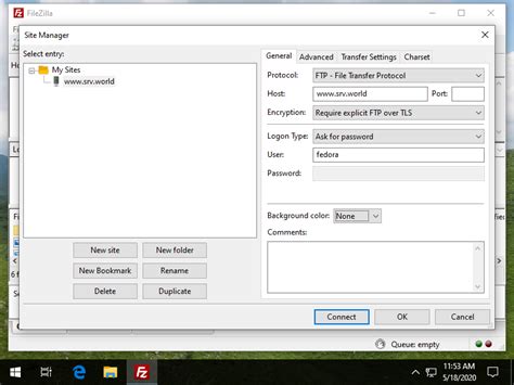 Fedora 33 Vsftpd Over SSL TLS Server World