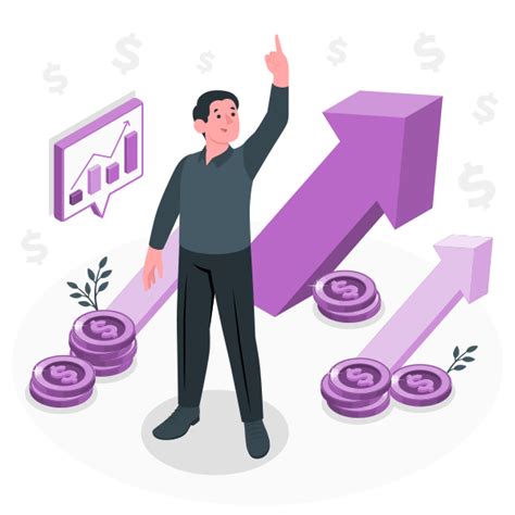 业务增长矢量svg插画 Png派