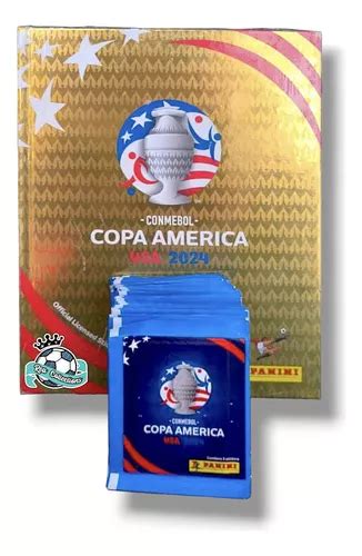 Álbum Pasta Dura Gold 25 Sobres Copa América 2024 Panini