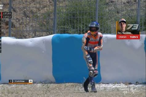 MotoGP Andalusia Kabar Terkini Alex Marquez Usai Crash Pada Kualifikasi
