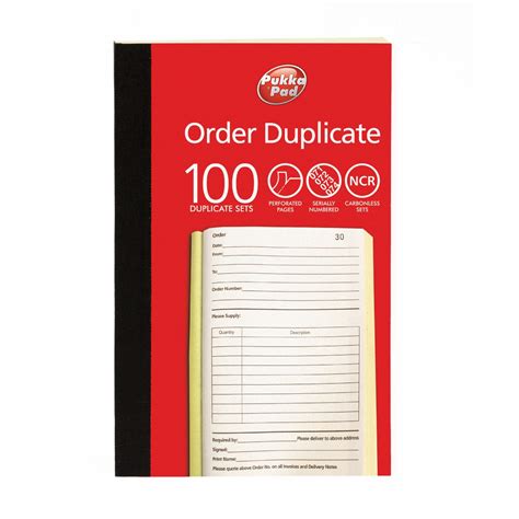 Pukka Pads Invoice Duplicate Book 137 X 203mm Pack Of 5