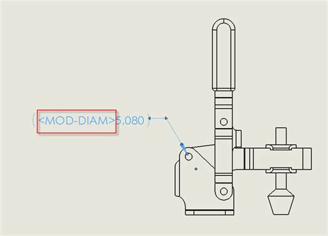Mod Diam Displayed Instead Of A Diameter Symbol