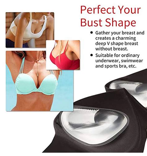 Strapless Backless Silicone Bra Inserts For Women Invisible Breast Push