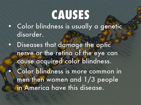What Are The Causes Of Color Blindness Ham Marilyn