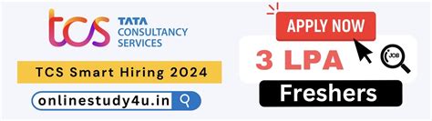 Tcs Smart Hiring 2024 Ignite Mca From Tcs Bscbca Apply Now