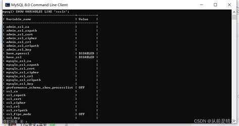 关闭windows下mysql 80的ssl功能mysql 80 关闭ssl Csdn博客