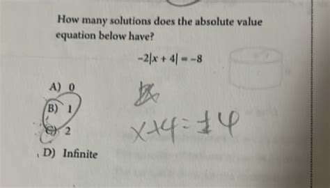 How Many Solutions Does The Absolute Value StudyX