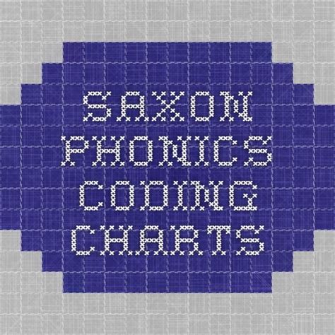 saxon phonics coding chart