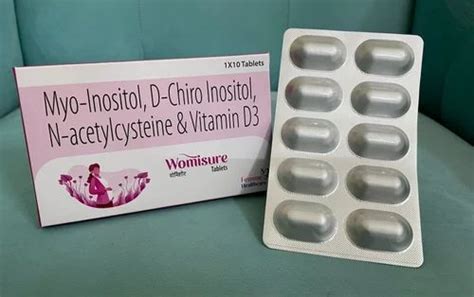 Female Womisure Myo Inositol Tablets Packaging Type Box At ₹ 1875