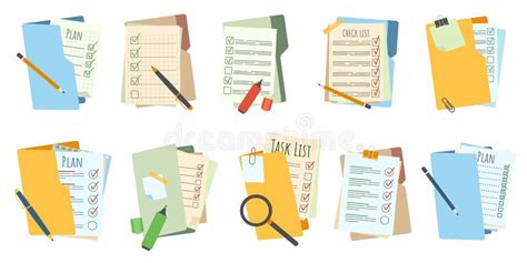 Organized Checklists Stock Illustrations 46 Organized Checklists Stock Illustrations Vectors