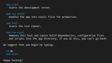 React Scaffold Creation Project Failed Node E Try Require