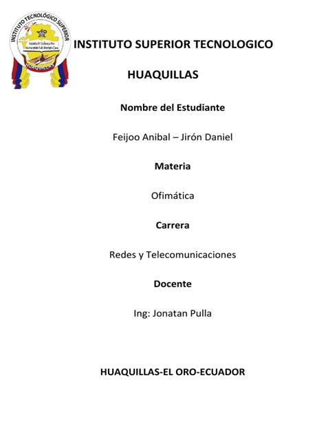 Informe Del Proyecto Pdf Microsoft Excel Macro Informática